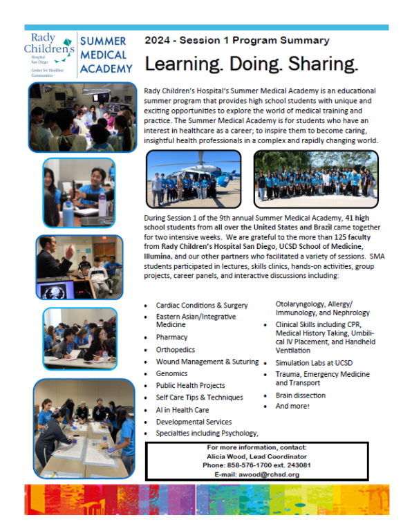 About Summer Medical Academy | Health Scholars